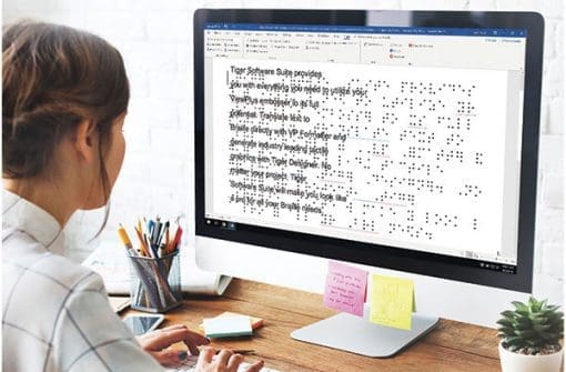 Braille Embosser for the Visually Impaired | Single-Sided Braille Printer